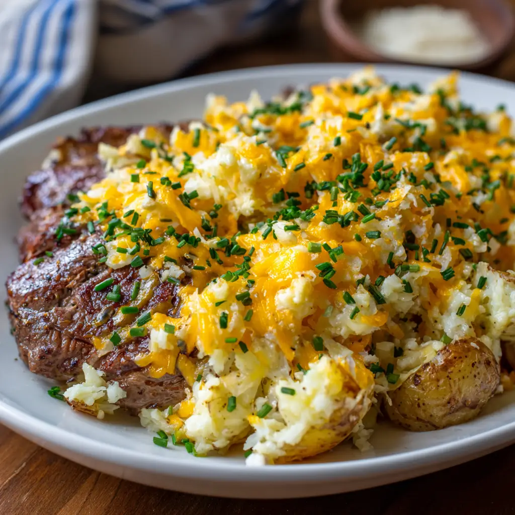 Steakhouse Potatoes Romanov - recipesbyluna.com